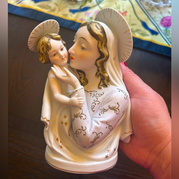 Lefton | Accents | Vintage Lefton China Virgin Mary And Jesus Religious ...